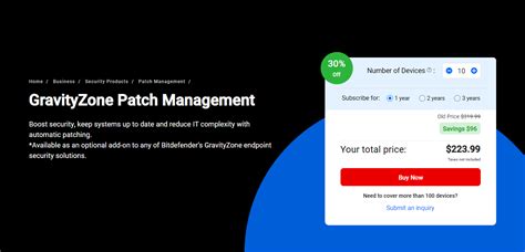 The Bitdefender Patch Management Solution - Syntactics Inc.