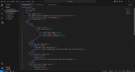 How I Created A Landing Page With Htmlcss Javascript By Technohacks