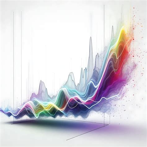 Abstract Digital Technology Data Visualization Background Premium Ai Generated Image