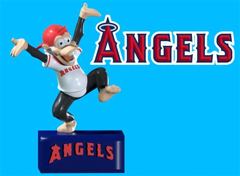 Other Stl Download Mlb Los Angeles Angels Mascot Statue 3d