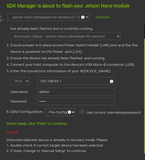 Jetson Nano Emmc Not Flashing Error Return Value 4 Jetson Nano
