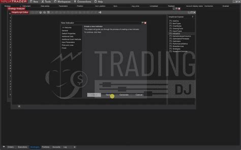 Getting Started With Ninjascript Editor Creating Your First Basic