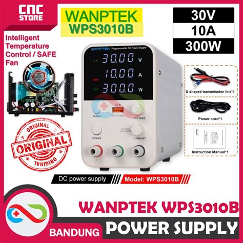 Jual WANPTEK WPS3010B POWER SUPPLY DIGITAL DC 30V 10A 300W PSU CA CC