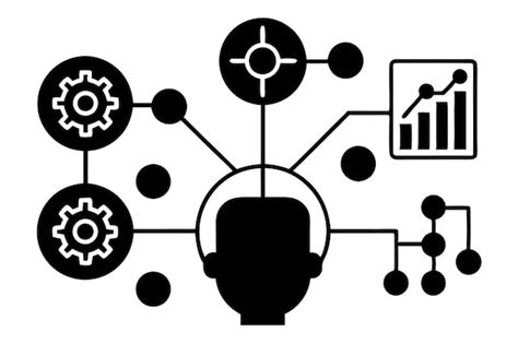 Premium Vector Machine Learning Graphics Data Analytics Algorithm Icons