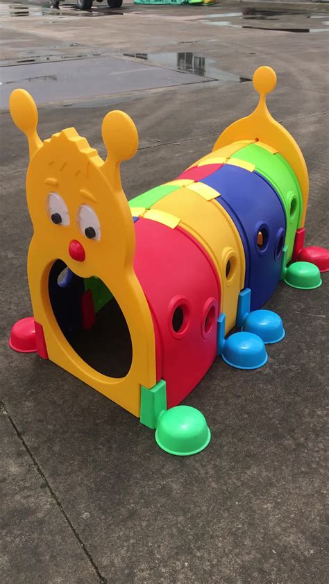 Yf-06001b Kindergarten Various Color Plastic Kids Play Tunnel Children ...