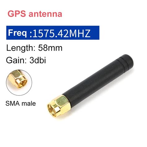 China Low Price Gps Antenna High Gain Omnidirectional Rod 157542mhz Sma Male For Car Navigation