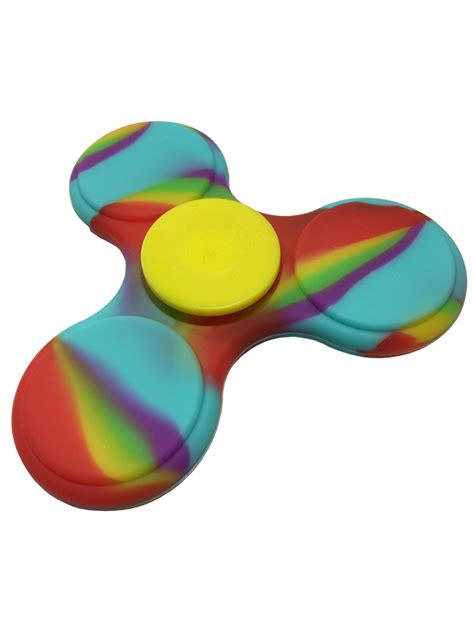 Tye Die Silicone Fidget Spinner