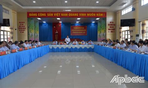 Kinh Tế Xã Hội Huyện Chợ Gạo Chuyển Biến Tích Cực Trong Quý I Năm