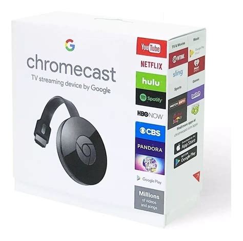 Google Chromecast 2 Full Hd 1080p Wi-fi Hdmi Netflix Novo Nf ...