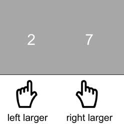 Number Comparison Task In The Experiment A Pair Of Numbers Was Download Scientific Diagram