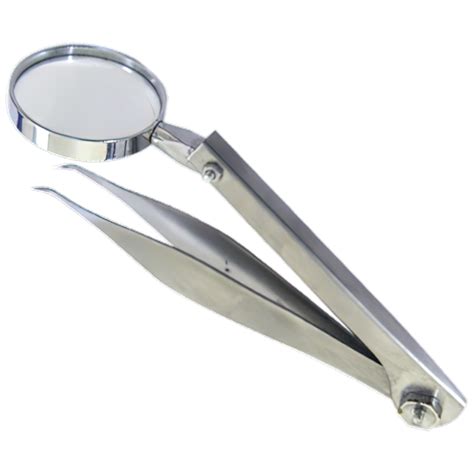 Aeroinstruments Stainless Steel Magnifying Glass Forceps 11cm