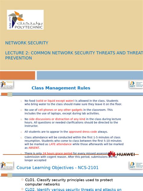 Lecture 2 Network Security Threats And Threat Prevention Pdf Denial Of Service Attack