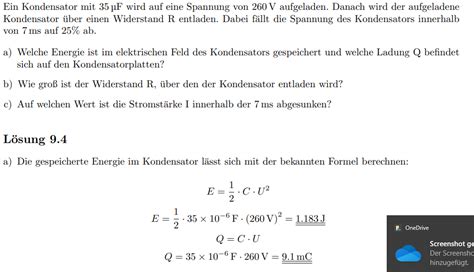 Anfangsspannung Durch Spannung Nach 7 Ms Logarithmieren Mathematik
