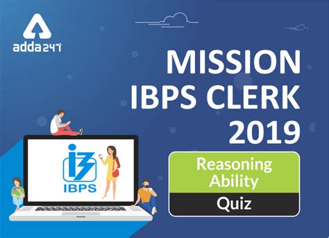 IBPS Clerk Reasoning Ability Quiz Th September