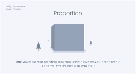 10개의 디자인 원리 균형 강조 비례 리듬 편
