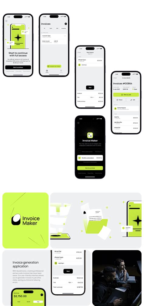 Seamless Invoicing With InvoiceMaker App A UI UX Design Study