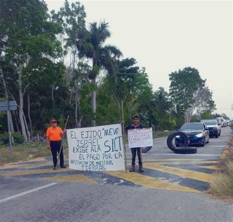 Bloquean La VÍa Corta MÉrida Chetumal Sol Quintana Roo Noticias
