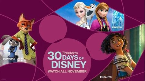 Freeforms ‘30 Days Of Disney Returns This November With A Jam Packed