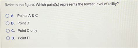 Refer To The Figure Which Points ﻿represents The