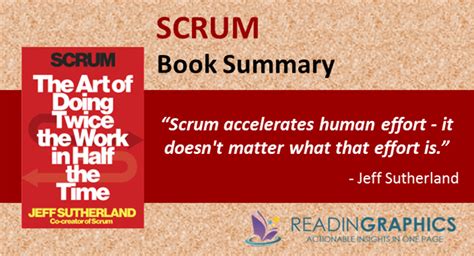 Book Summary Scrum The Art Of Doing Twice The Work In Half The Time
