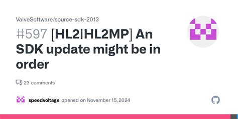 Hl2hl2mp An Sdk Update Might Be In Order · Issue 597
