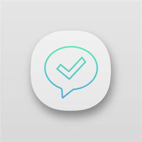 Approved Chat App Icon Sms Verification Confirmation Dialog Ui Ux