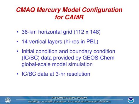 Ppt Testing And Application Of The Cmaq Mercury Model Powerpoint
