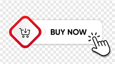 Premium Vector 3d Buy Now Button Hand Cursor Hand Pointer Clicking Click Here Banner Push