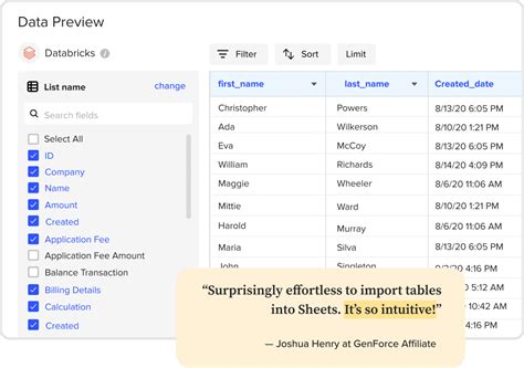 Connect Databricks To Google Sheets In One Minute Coefficient