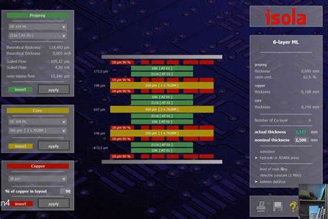 6 layer stackup from advanced pcb layout course