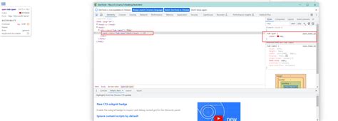 Bug When Devtools Inspect Element The Elements Class Information Is Not Displayed And The