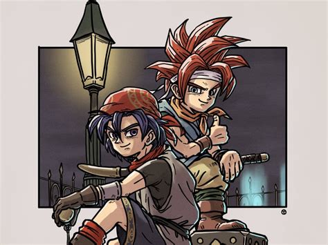 Crono And Serge Chrono Trigger And 1 More Drawn By Yutosakurai