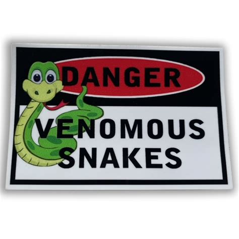Sticker Venomous Snakes Snake Catchers Adelaide Brown Snake Removalists