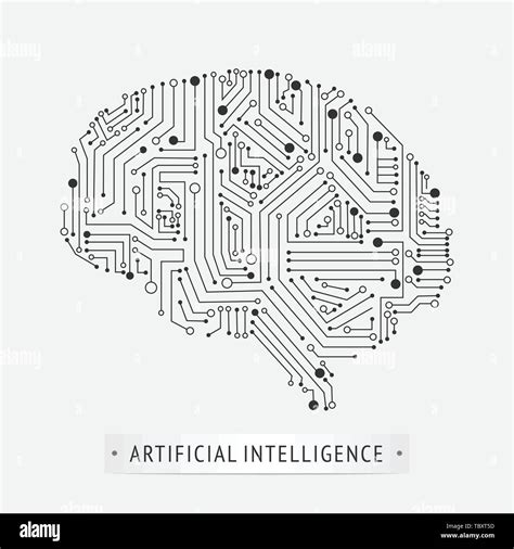 Brain Artificial Intelligence Icon Design Stock Vector Image And Art Alamy