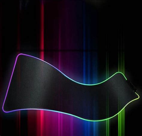 Gaming Muismat XXL Extra Groot Cm X Cm RGB LED Verlichting Muismat Bol