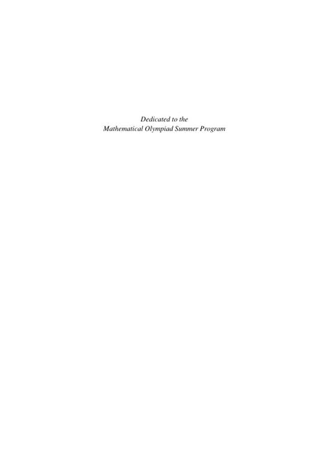 Dedication Euclidean Geometry In Mathematical Olympiads