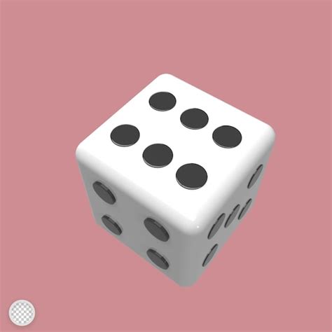 Premium Psd Dice Cartoon Style 3d Render Illustration