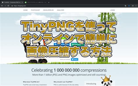 TinyPNGを使ってオンラインで簡単に画像圧縮する方法 Groovy