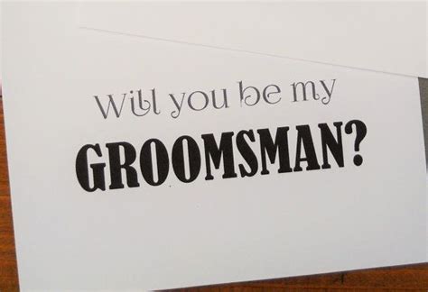 Funny Will You Be My Groomsman Card Shimmer Envelope Ask Groomsman