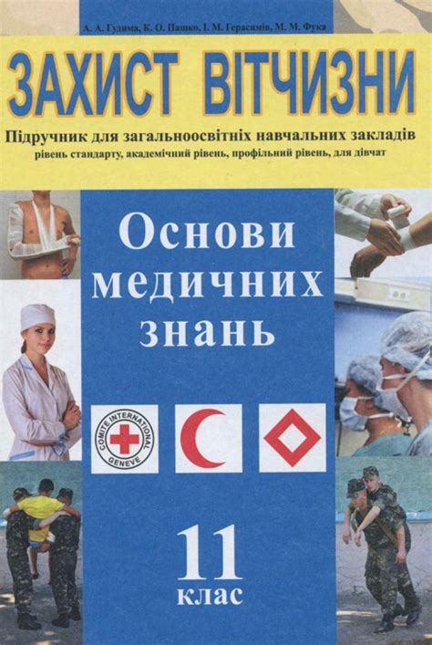 Захист Вітчизни для дівчат «Основи медичних знань Рівень стандарту Академічний рівень