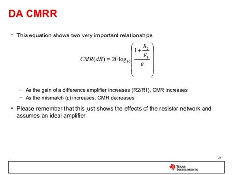 Fully Understanding Cmrr Taiwan 2012