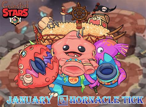 Celestial Stars Monthly Skins Part 112 Hornacle Tick Waterjanuary