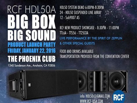 Rcf Line Array Hdl 50 A Le Blog De Rcf France