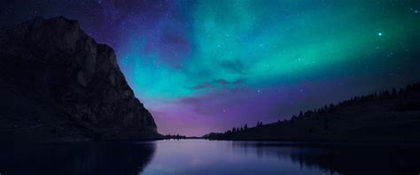 Nightfall Lake 3440x1440 By Elkaez On Deviantart