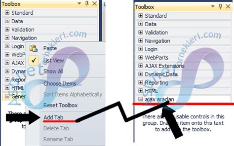 Ajax Control Toolkit Kurulumu Asp Net Rnekleri Asp Net Dersleri Net Core Entity Framework