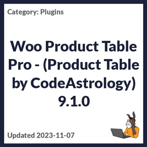 Effectio Woo Product Table Pro Product Table By Codeastrology 910