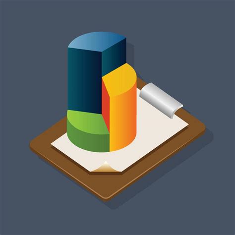 Pie Chart Isometric 3d Illustration 17127252 Vector Art At Vecteezy