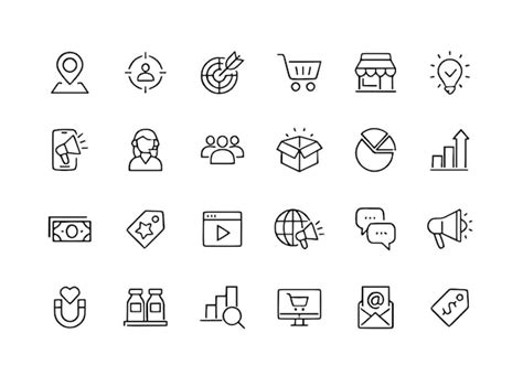 Premium Vector Setting Setup Line Editable Icons Set Vector