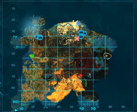 Spawn Map Extinction Ark World Map