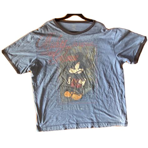 Disney Store Angry Signature Mickey Mouse 2xl Varsity Gem